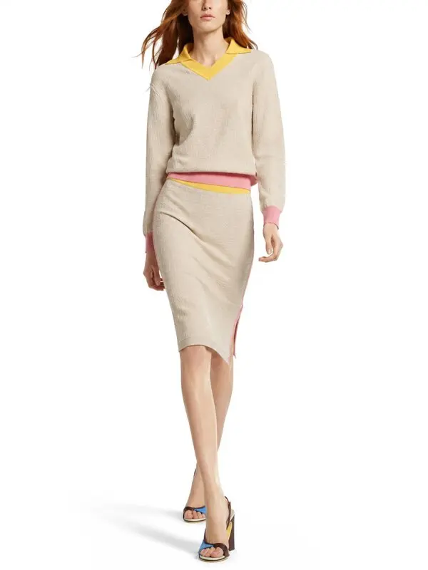 Fendi Maglia In Cotone E Seta