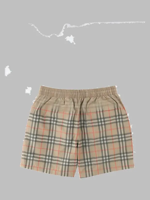 Burberry Checked Drawstring Shorts