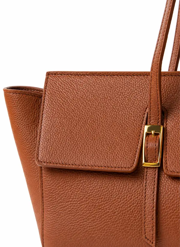 ELLEME Le Bateau Large Pebbled Leather