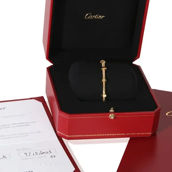 Cartier Yellow Gold Ecrou Bracelet