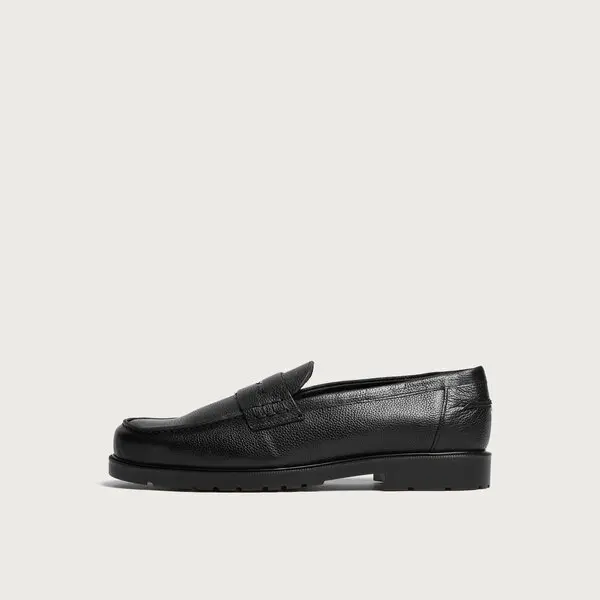 KLEMAN Escale Grain Loafer - Black