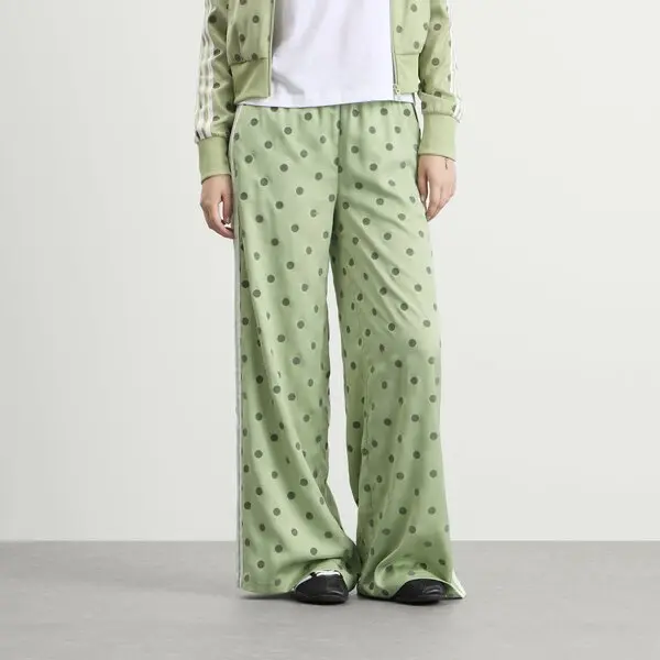 Adidas Satin Polka Dots Wide Leg Pant