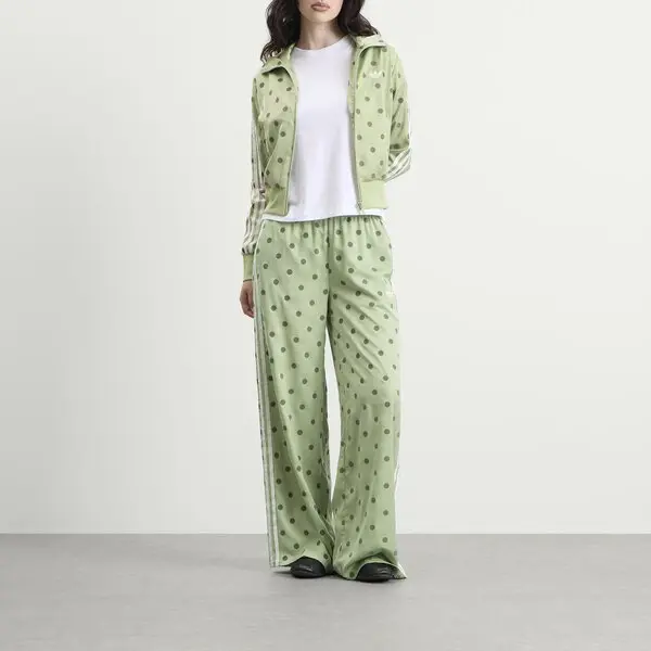 Adidas Satin Polka Dots Wide Leg Pant