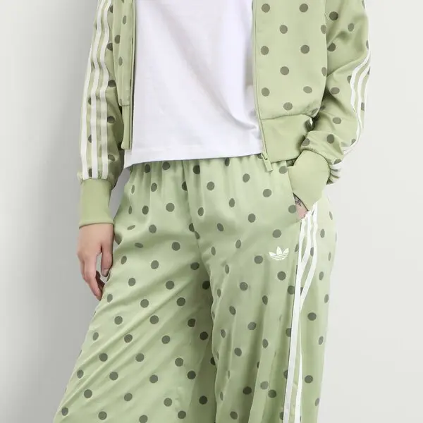 Adidas Satin Polka Dots Wide Leg Pant