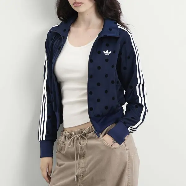 Adidas Satin Polka Dots Track Top