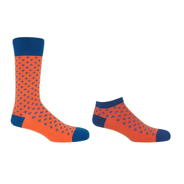PEPER HAROW - MADE IN ENGLAND Crosslet Luxury Crew & Trainer Men’s Socks Bundle