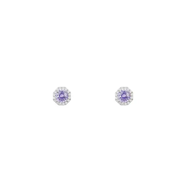 Arte Madrid Exquisito Stud Earrings Lavender