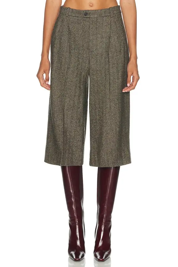 Saint Laurent Wool Tailored Bermuda Short