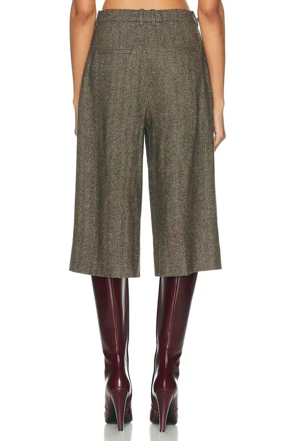 Saint Laurent Wool Tailored Bermuda Short