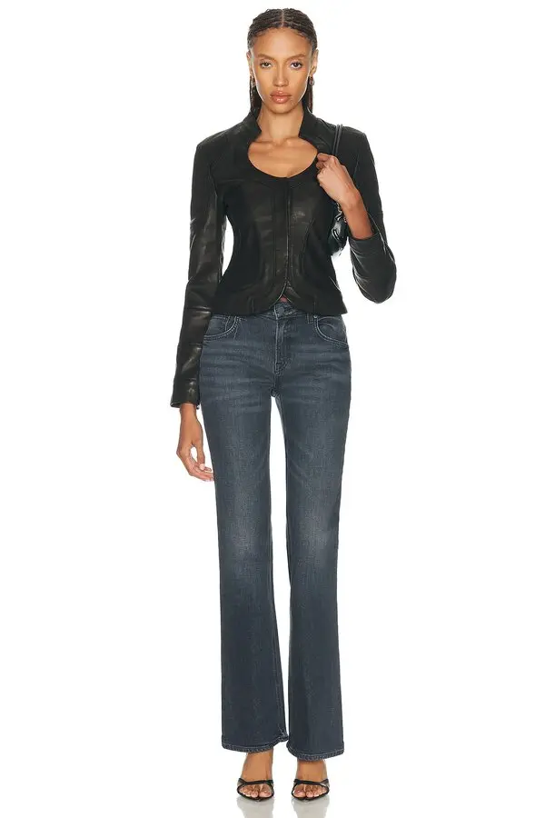 Staud Blair Leather Jacket