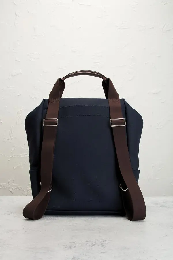 Hermès Sac De Pansage Groom Backpack In Navy