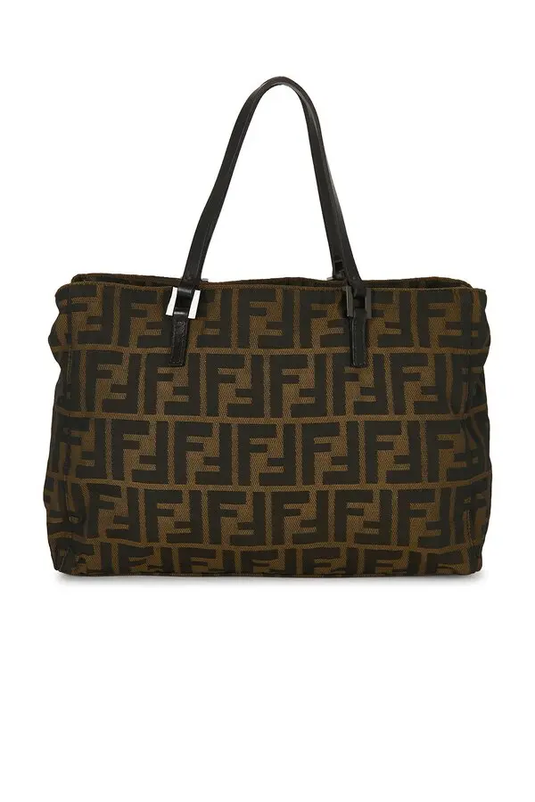 Fendi Zucca Mini Tote Bag - Brown