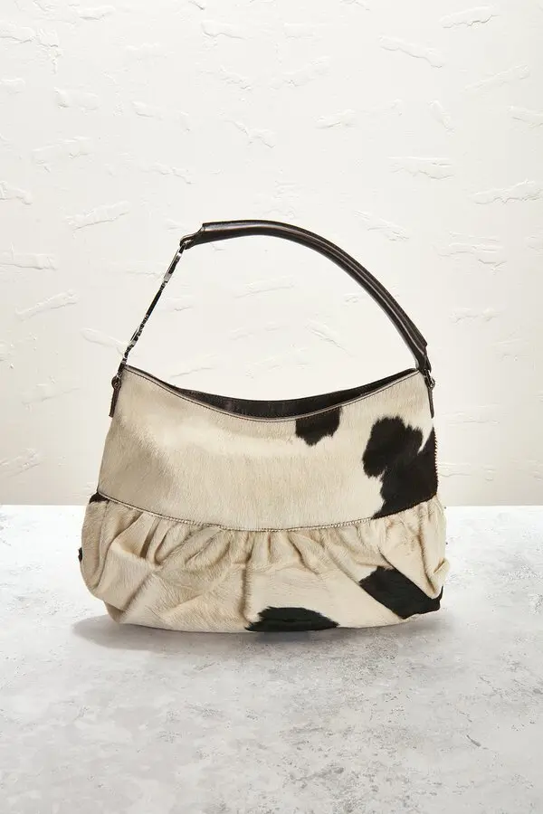 Dior Ponyhair Ballet Corset Shoulder Bag