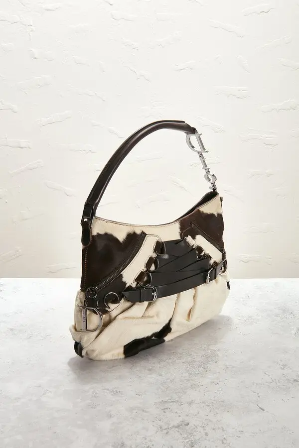 Dior Ponyhair Ballet Corset Shoulder Bag
