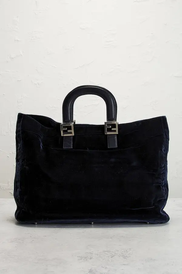 Fendi Handbag In Navy