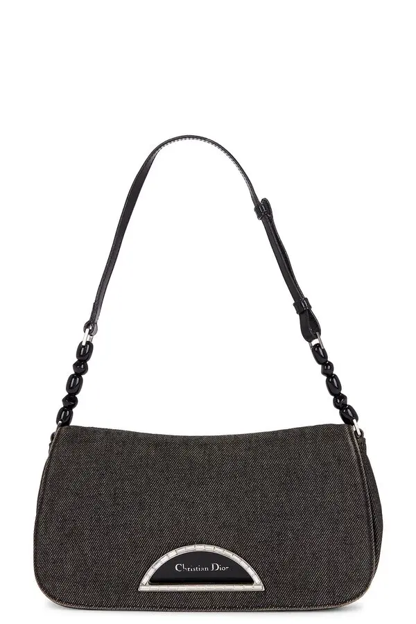 Dior Denim Maris Pearl Shoulder Bag
