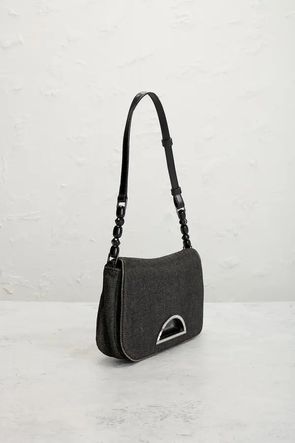 Dior Denim Maris Pearl Shoulder Bag