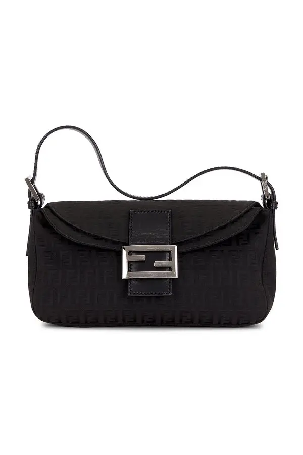 Fendi Zucca Baguette Shoulder Bag