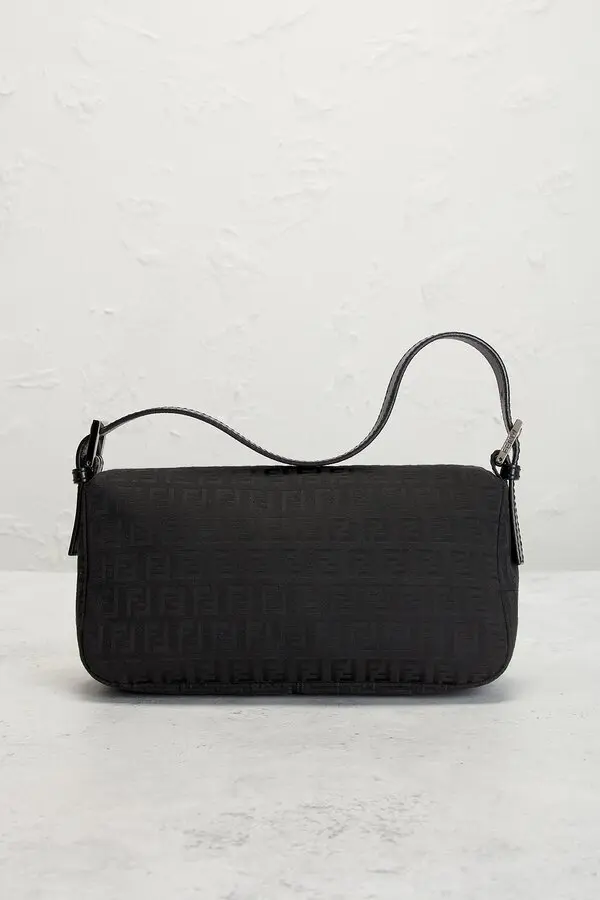 Fendi Zucca Baguette Shoulder Bag