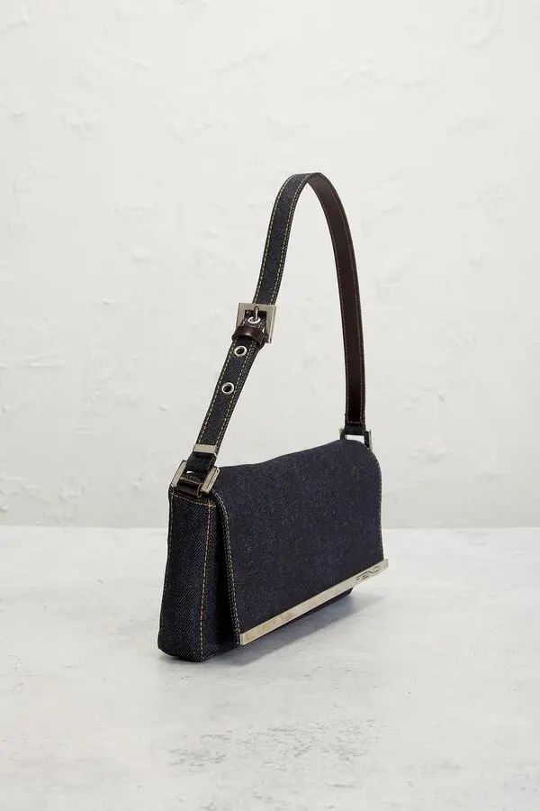 Fendi Denim Shoulder Bag