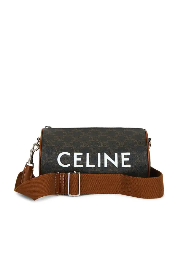Celine Triomphe Cylinder Shoulder Bag - Brown