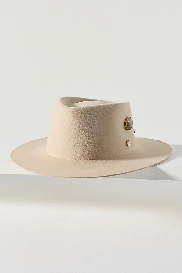 VAN PALMA Georga Wool Rancher - Ivory