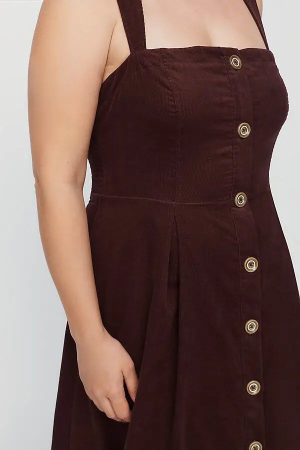 Maeve Cotton Corduroy Midi Dress