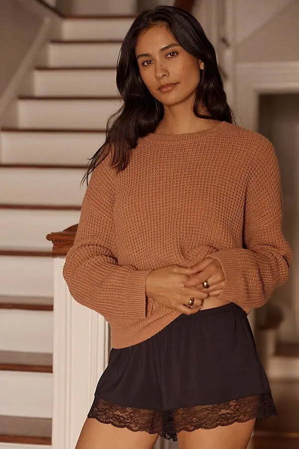 Eberjey Recycled Crew Neck Sweater