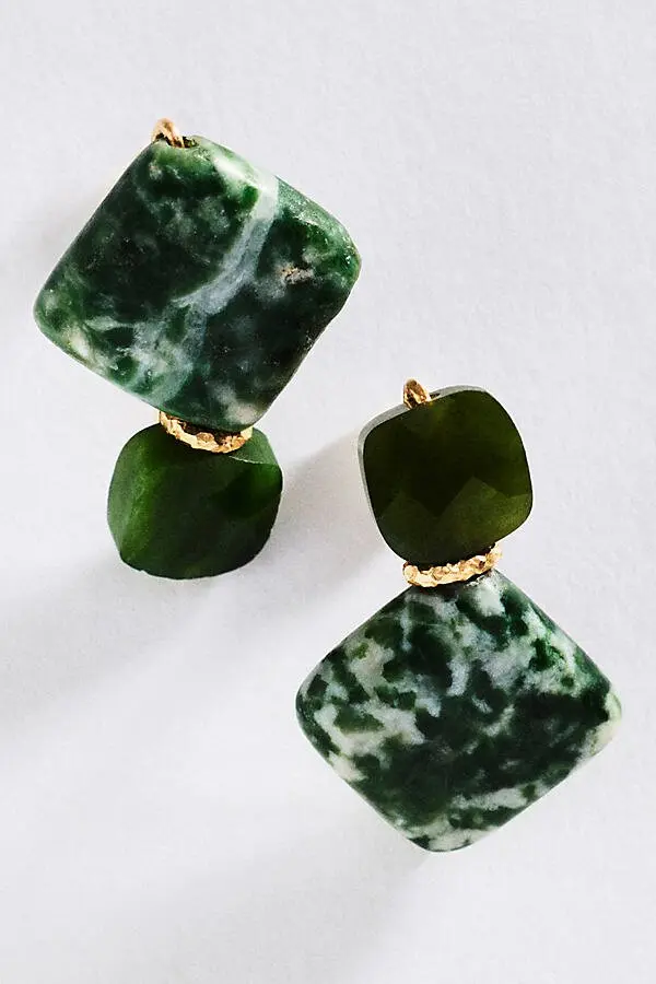 TARBAY Yuri Jade And Jasper Earrgs