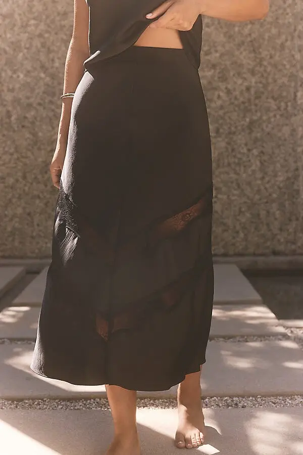 Z Supply Kori Lace-trim Midi Skirt