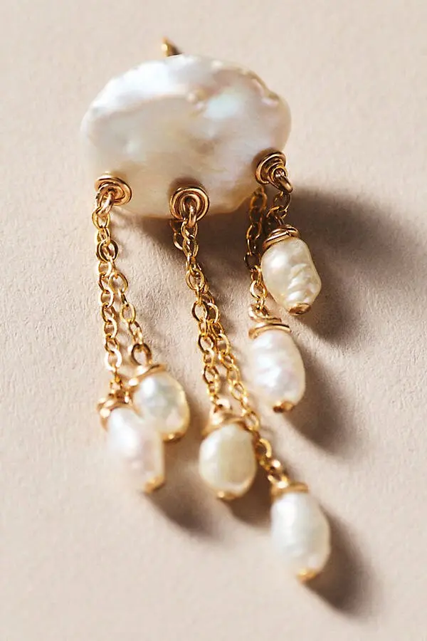 ADORN PILI Thunderstorm Pearl Drop Earrgs