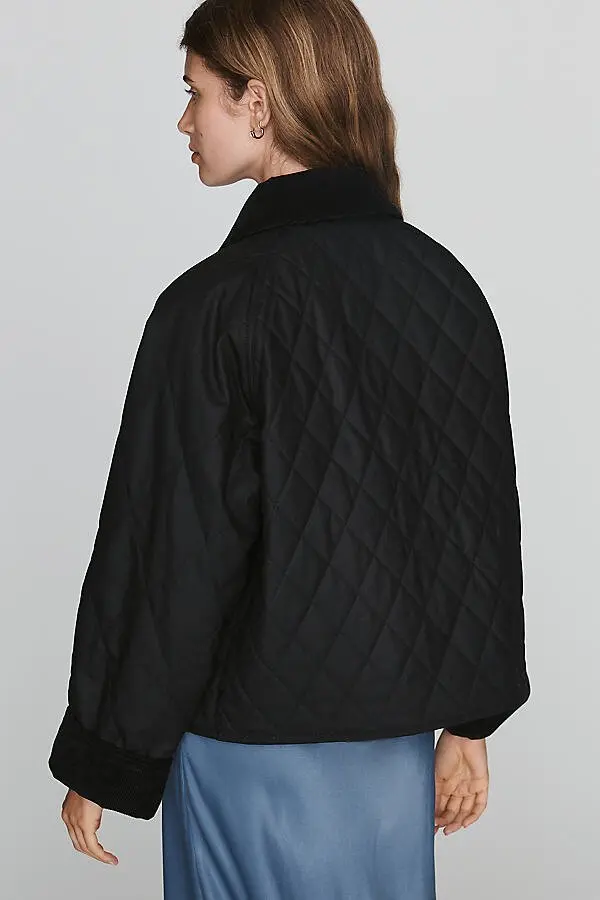 Barbour Quilted Waxed Utility Jacket