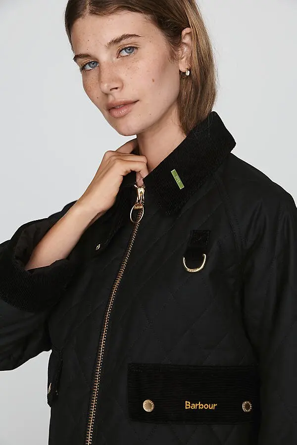Barbour Quilted Waxed Utility Jacket