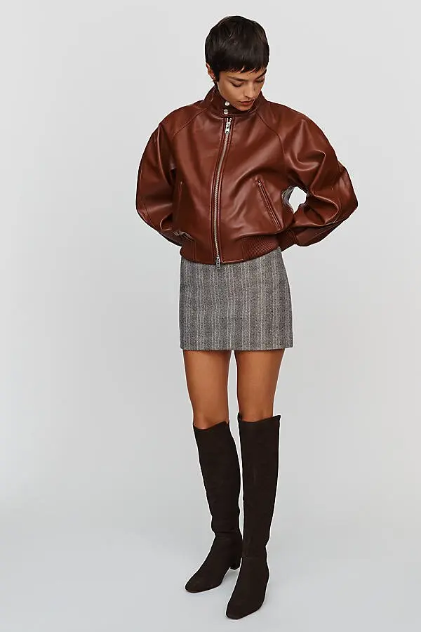AGOLDE Nova Bomber Jacket - Palisander