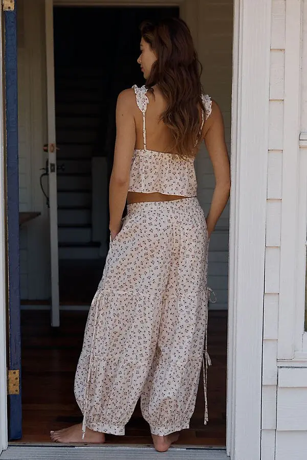 LYREBIRD 100% Cotton Flannel Harem Pants