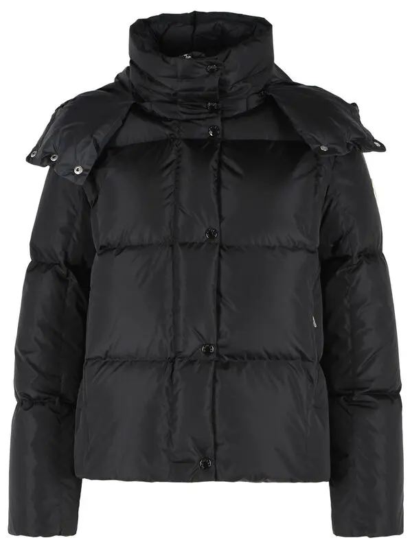 Moncler Castlenew' Nylon Down Jacket - Black