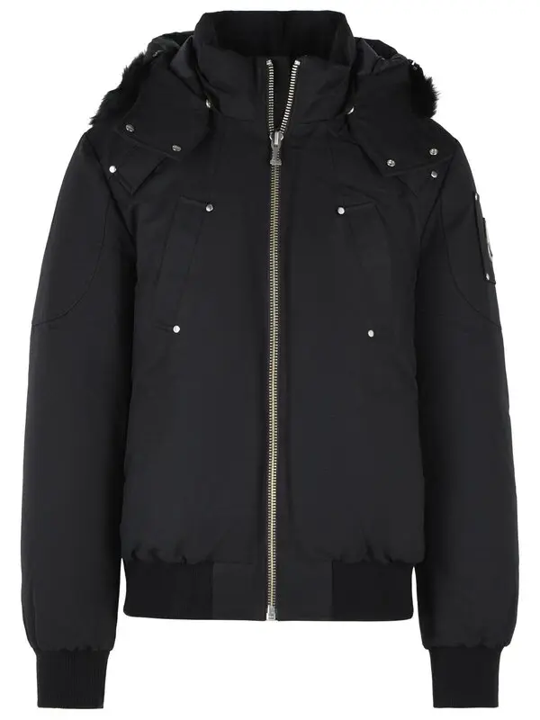 Moose Knuckles Original Ballistic' Cotton Blend Bomber Jacket
