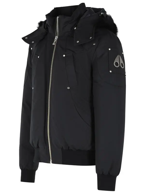 Moose Knuckles Original Ballistic' Cotton Blend Bomber Jacket