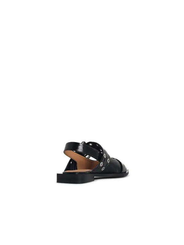 GANNI Ballet Flats - Black
