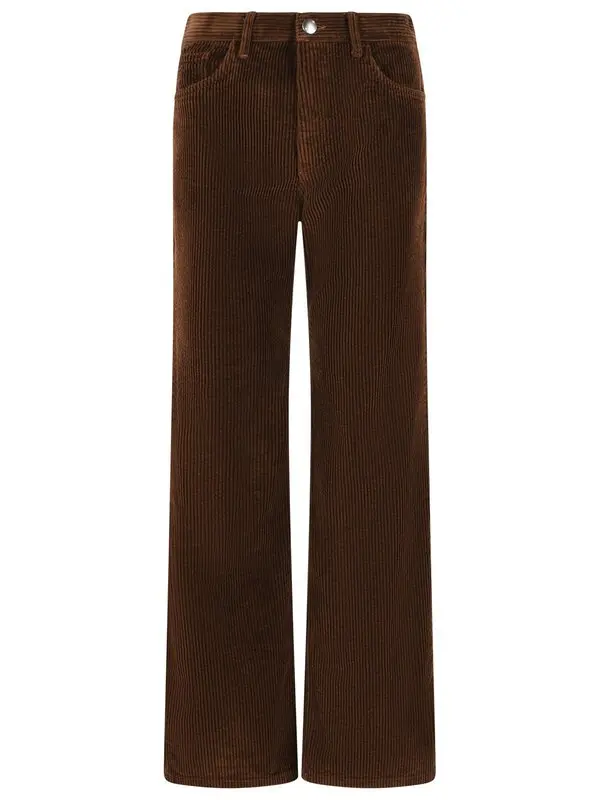 Marni Velvet Trousers - Brown