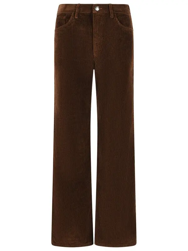 Marni Velvet Trousers - Brown