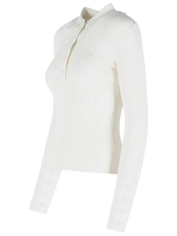 COURREGES Viscose Blend Polo Shirt