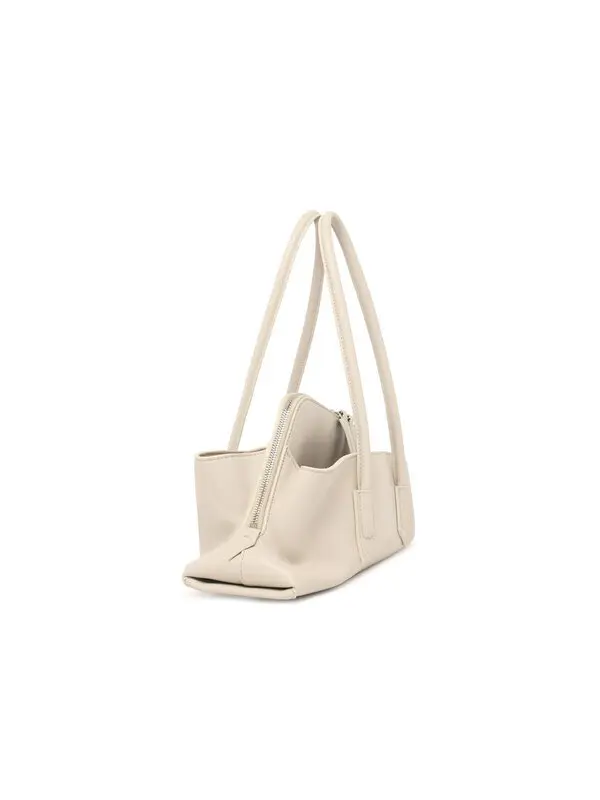 Attico Small Leather Bag - White