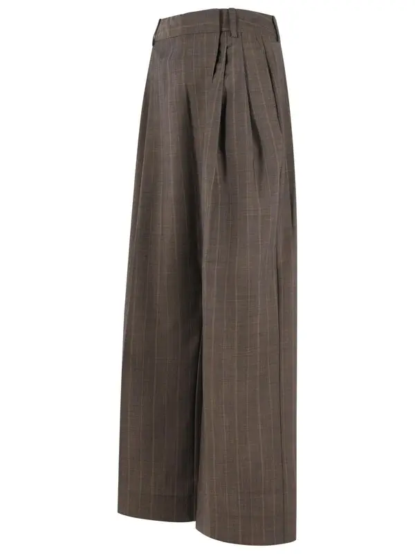 GANNI Wrap Wool Pants