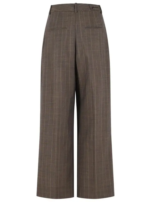 GANNI Wrap Wool Pants