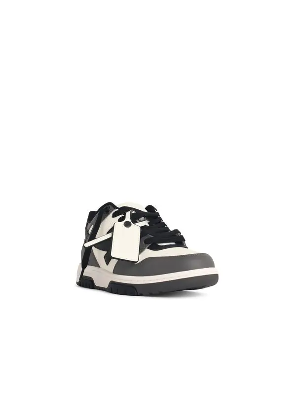Off-White Out Of Office' Grey Leather Sneakers