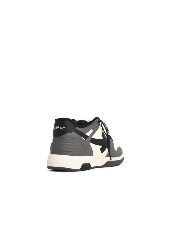 Off-White Out Of Office' Grey Leather Sneakers