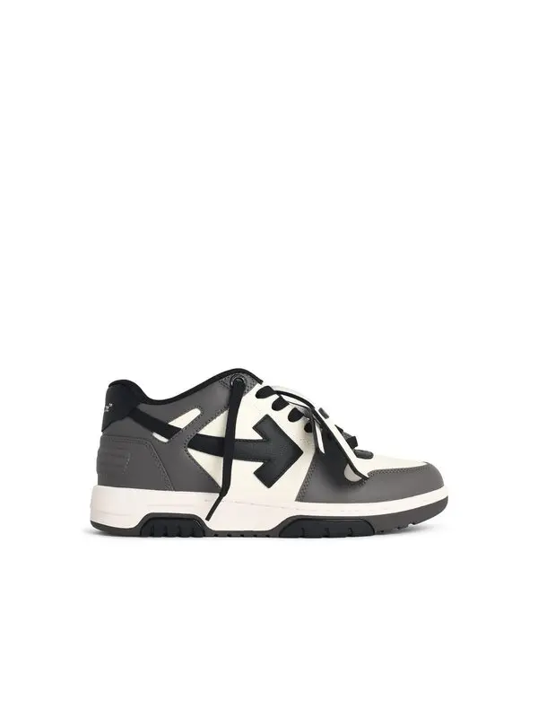 Off-White Leather Out Of Office Sneakers - Gray