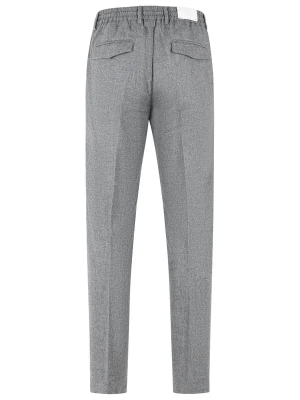 Eleventy Grey Wool Blend Trousers