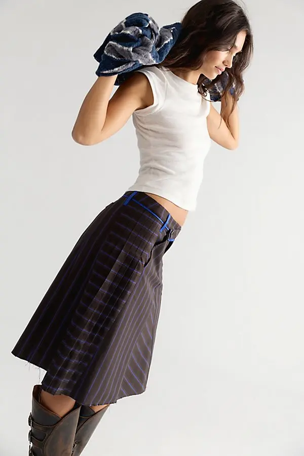 Free People Final Score Midi Skirt